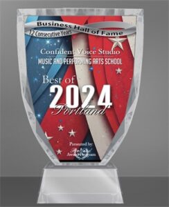 Confident Voice Studio Receives Best of Portland Award Again